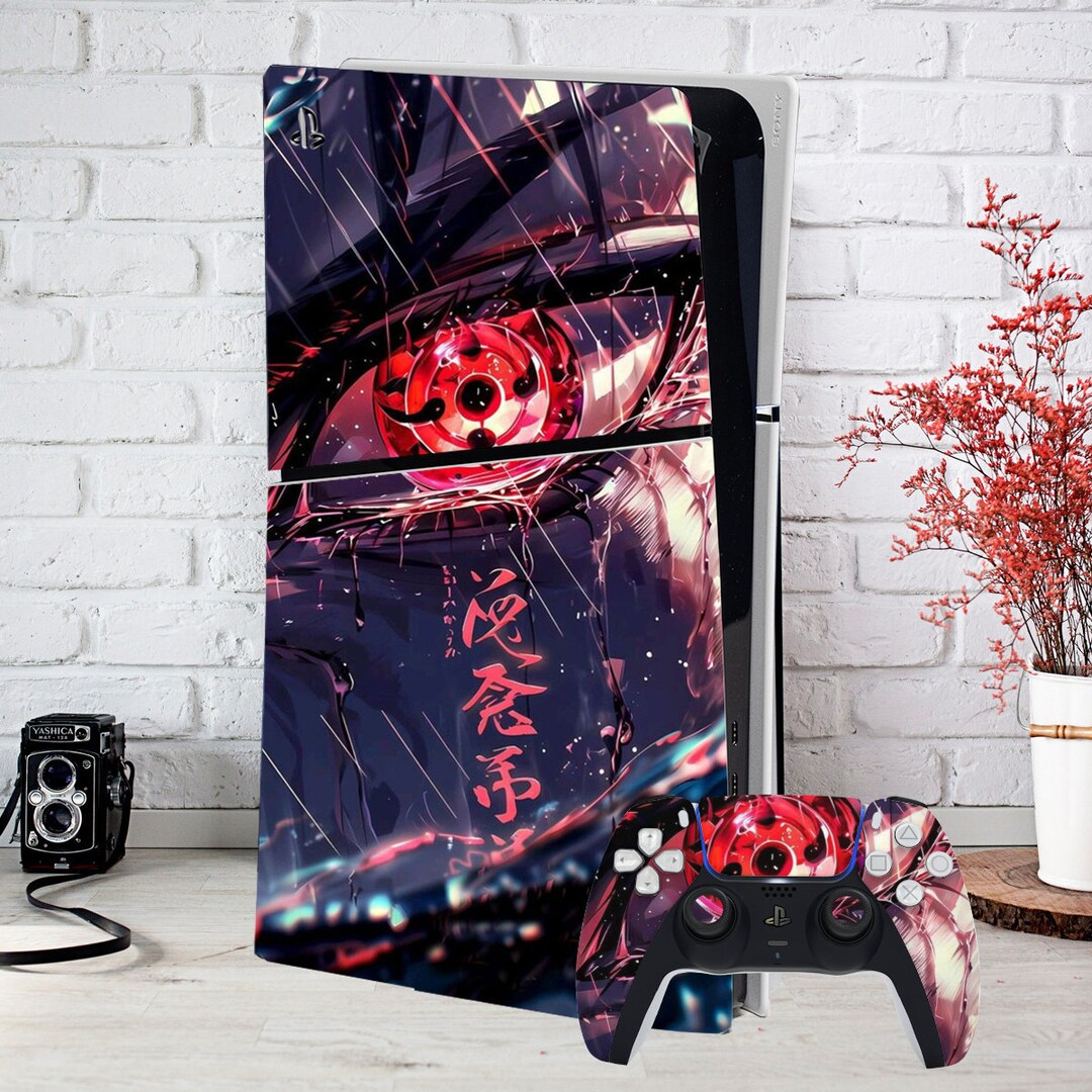 PS4 Skin Eye Ps4 Pro Slim Fat Vinyl Anime Playstation Console ...