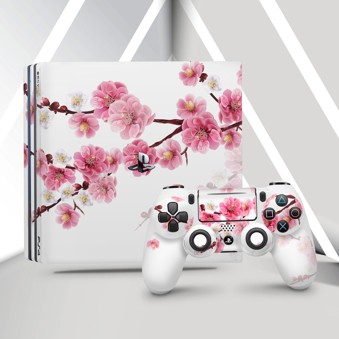 Sakura PS4 Japan Pattern PS5 Watercolor Skin PS4 Slim Skin PS5 Skin ...