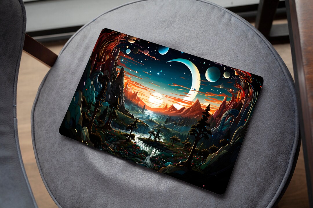 Mystical Planet Skin Laptop Moon Notebook Vinyl Dell XPS HP Envy Lenovo ...