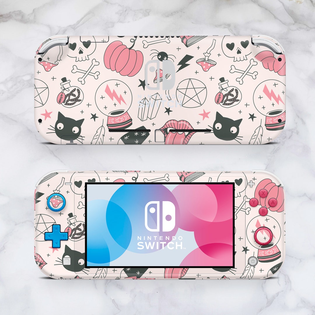 Nintendo Switch Lite Skin Decal for Game Console Magical Pinky - Etsy