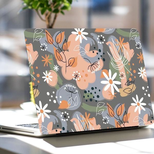 Grey Dell Laptop Skin Cover - Etsy