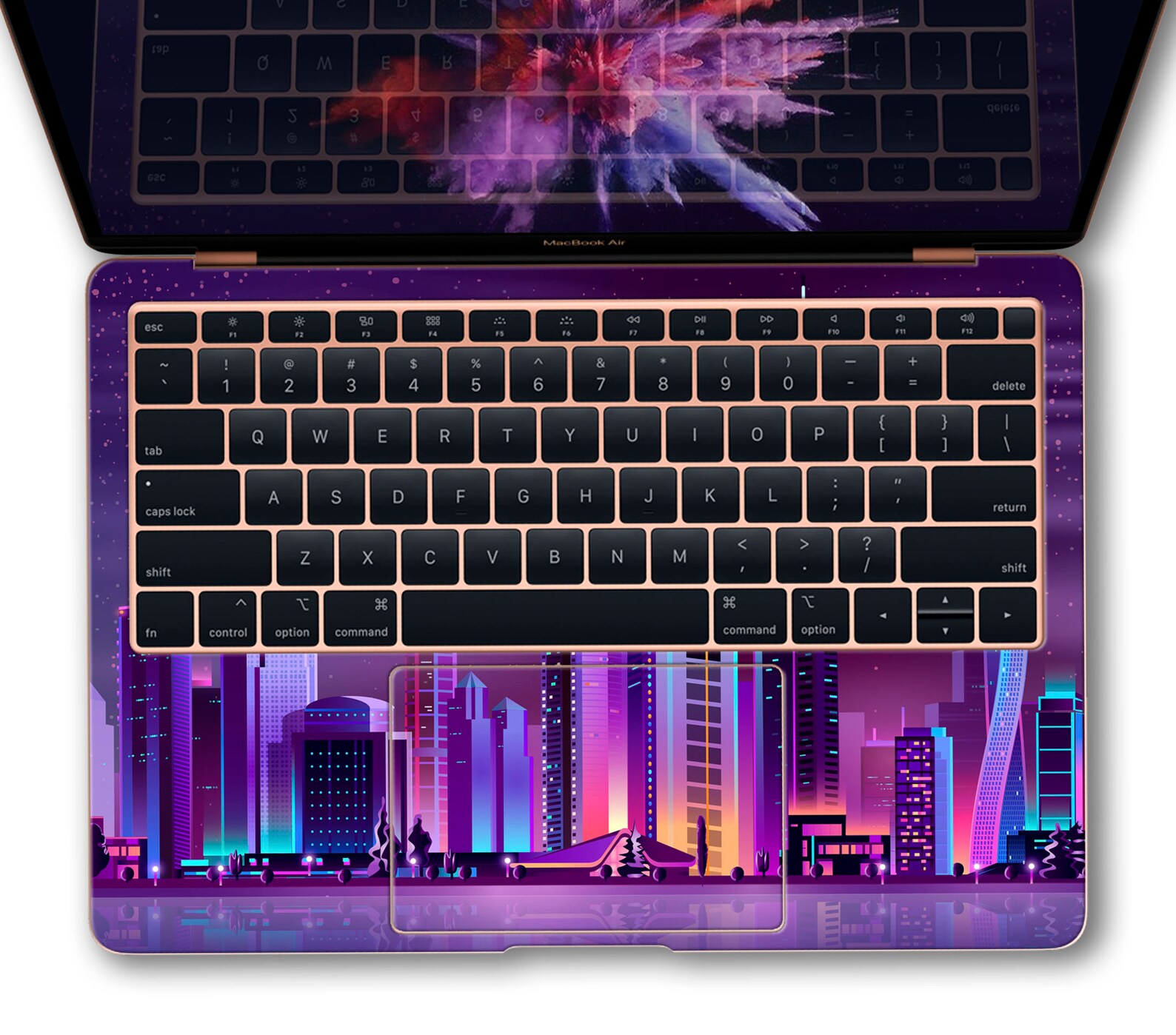 Modern Sity MacBook Skin Night Landscape MacBook Pro 14 16 MacBook Air ...
