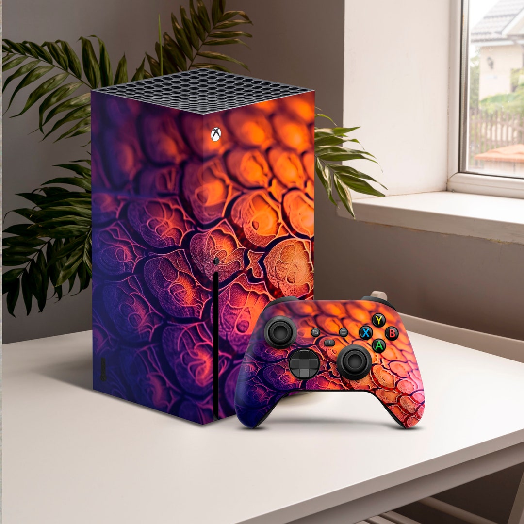 Purple Marble Skin Decal for Xbox Series X S Snake Console and ...