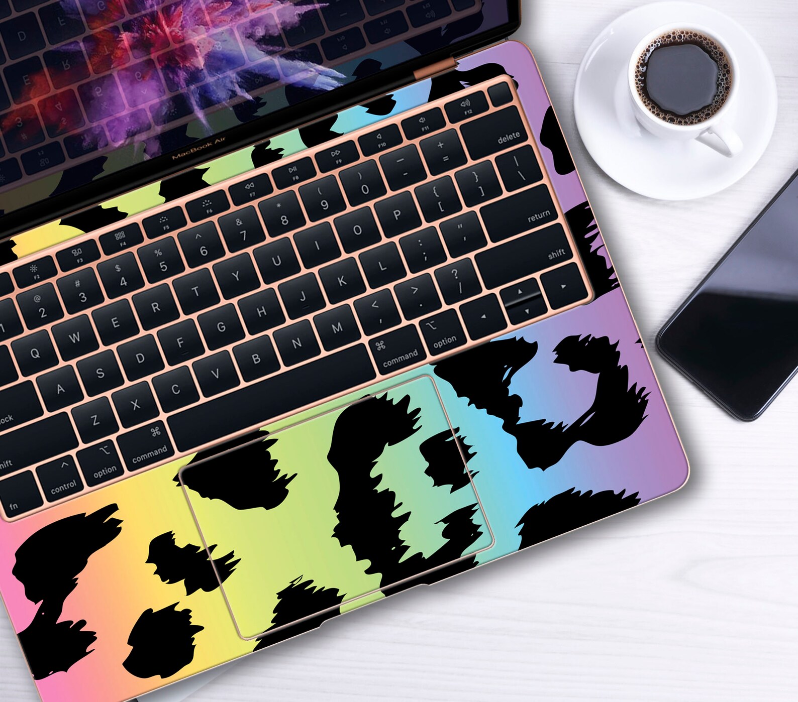 Color MacBook New Skin Vintage Paint Skin Laptop Skin for MacBook Air ...