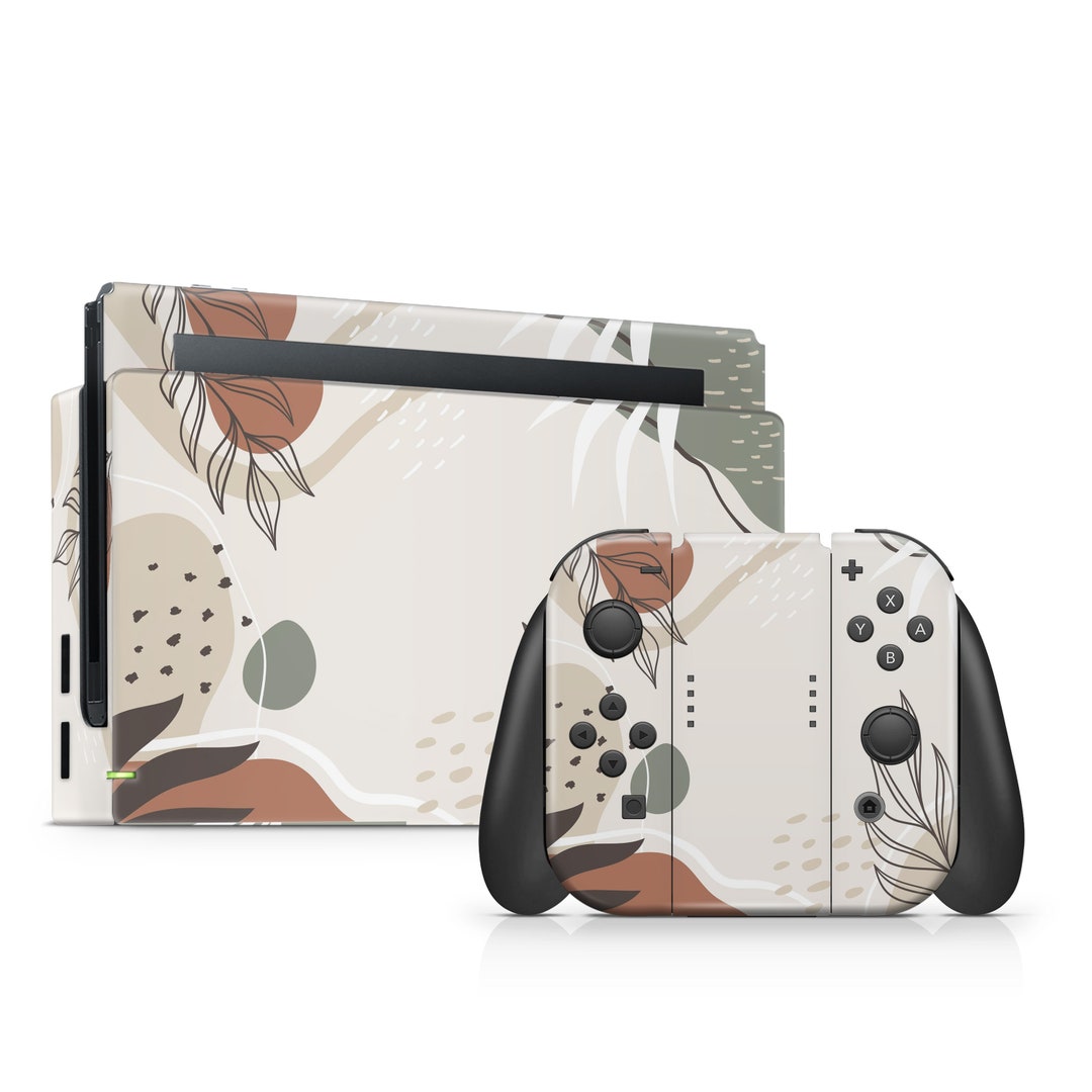 Beige Oled Nintendo Switch Skin Decals Naturel Wrap Vinyl Switch 2 ...