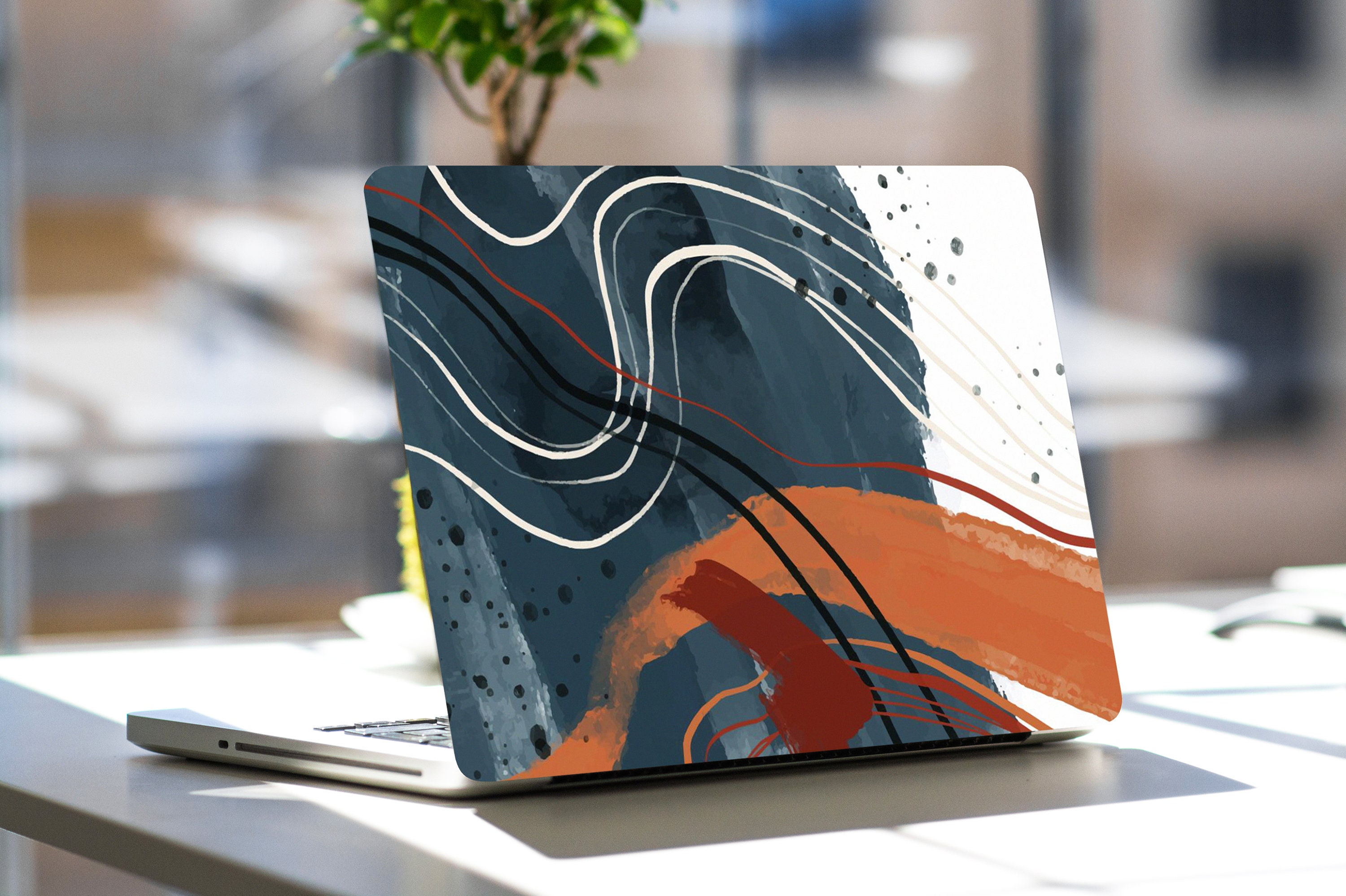 Abstract Laptop Skin Sticker Marble Notebook Vinyl Decal Dell - Etsy UK