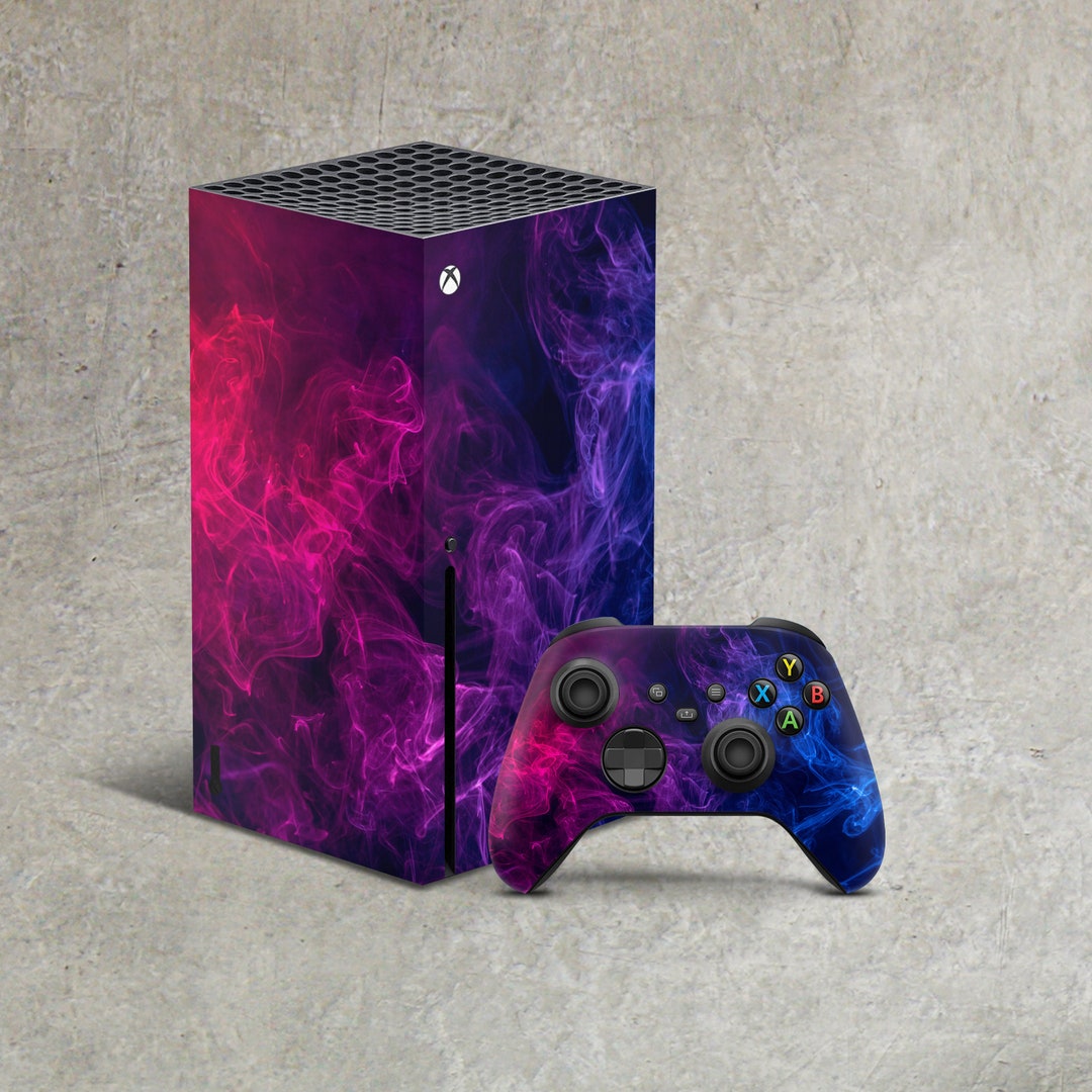 Smoke Skin Decal for Xbox Series X S Multicolored Console and ...