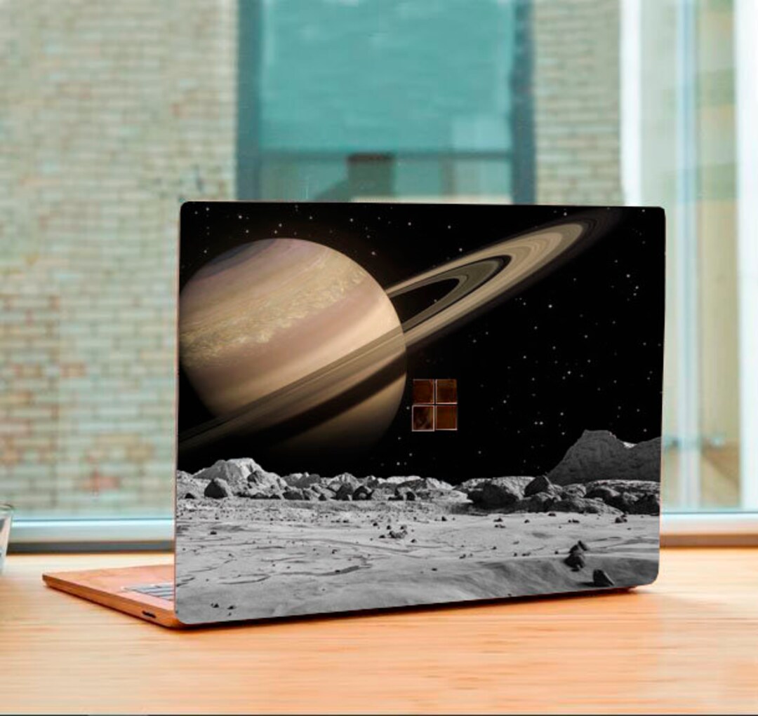 Planet Surface Pro X 7 6 5 4 3 Surface Go 2 Decal Sticker Skin Moon ...