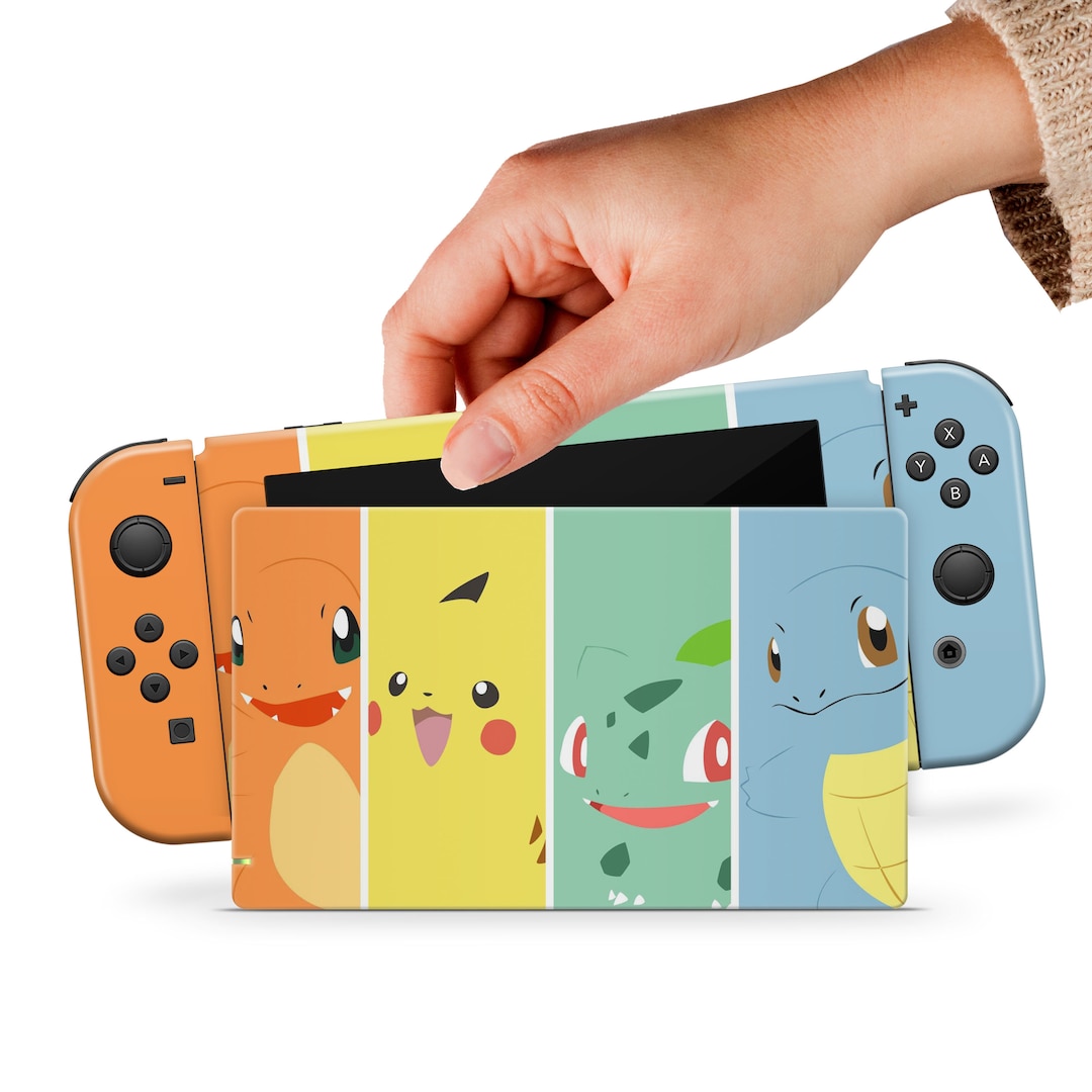 Cartoon Nintendo Switch Skin Cute Animal Nintendo OLED Skin Orange Blue ...