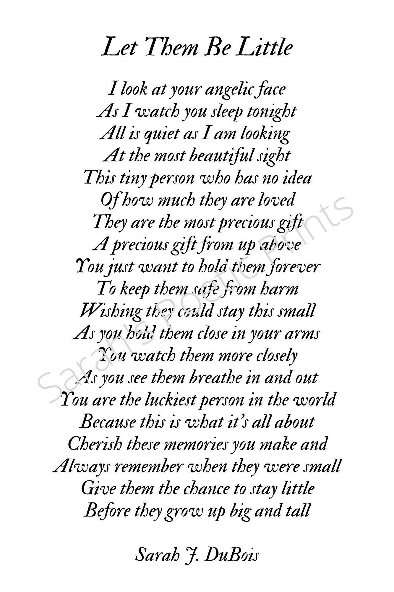 Poem Digital Print-let Them Be Little - Etsy Poem Digital Print-let Them Be Little - Etsy