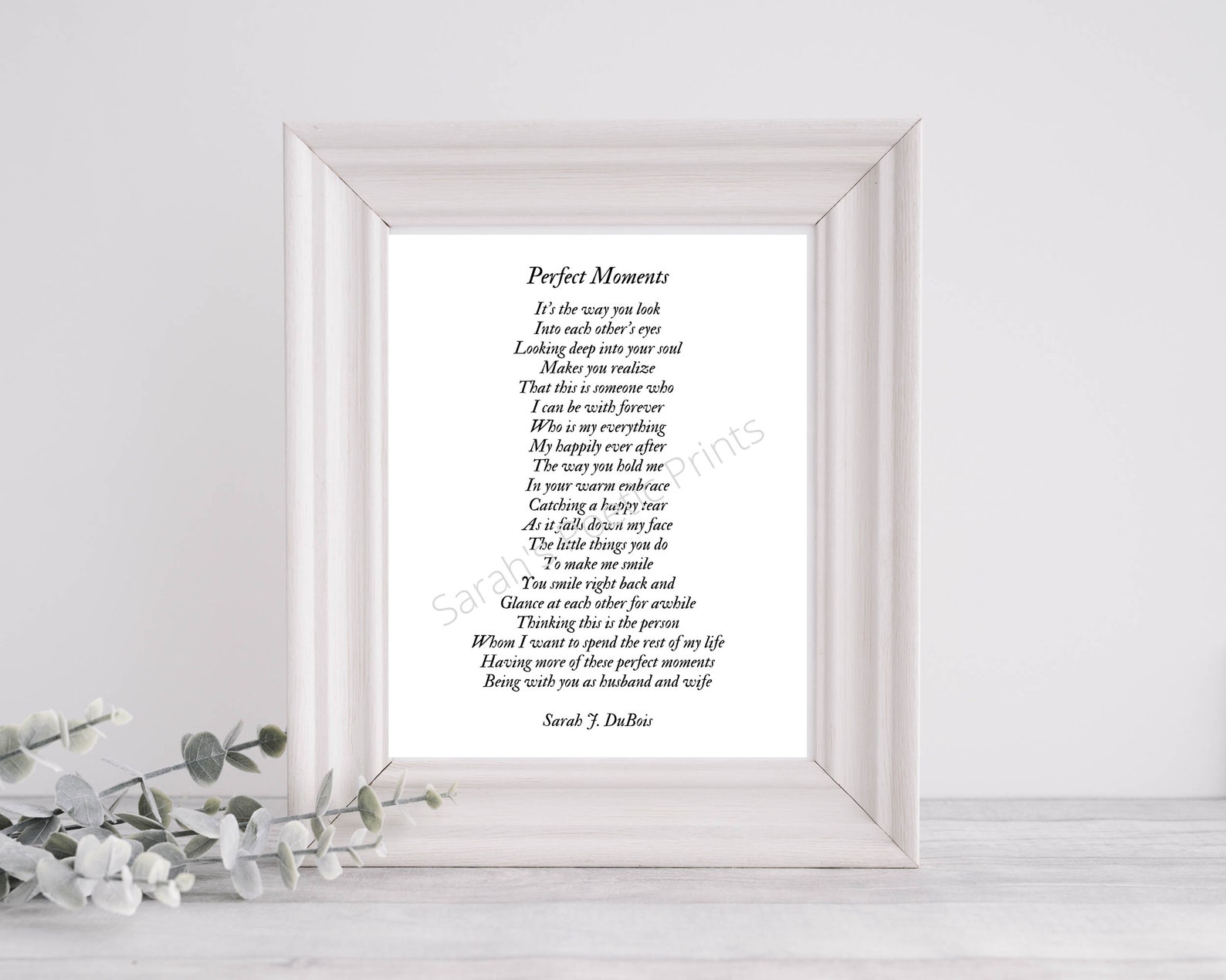 Poem Digital Print/instant Download-perfect Moments Poem | Poetry ...