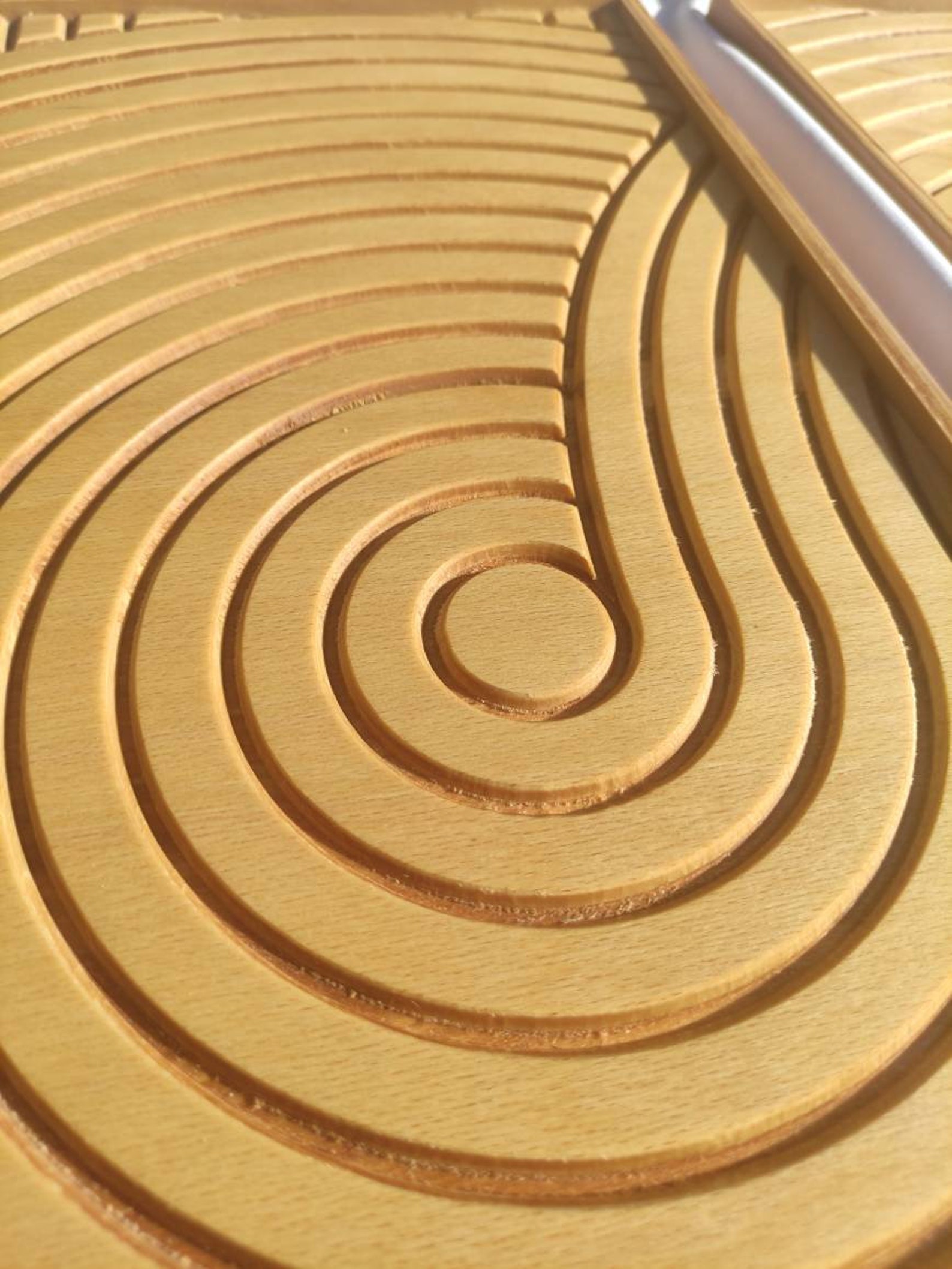 CARVED Geometric Wood Art Wood Wall Art Wall Decor Rustic - Etsy