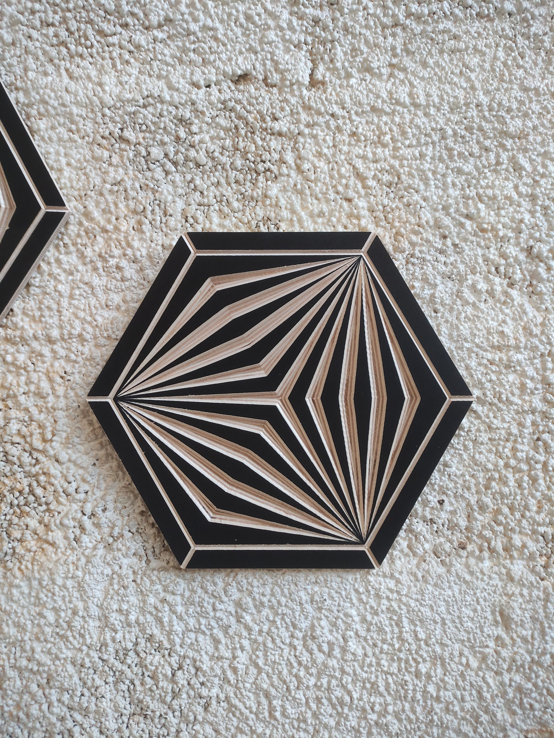 CARVED Geometric Wood Art, Wood Wall Art, Wall Decor, Rustic Wood Wall ...