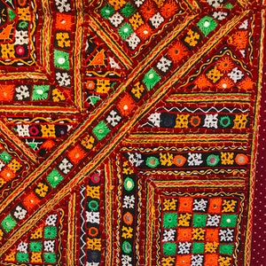 Extra Large Square Pattern Handmade Indian Wall Hanging Tapestry ...