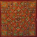 Extra Large Square Pattern Handmade Indian Wall Hanging Tapestry ...
