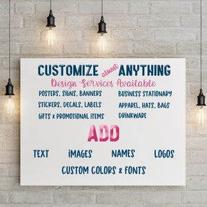 Custom Poster Printing ~ Personalized Poster - Matte, Glossy, Laminated ...