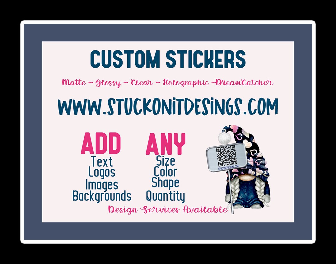 Custom Full Color Sticker Weatherproof Indoor/outdoor Decals ...