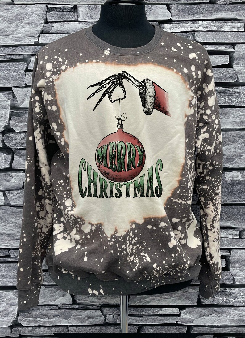 Merry Christmas Skellies Hand Ornament Shirt Christmas - Etsy