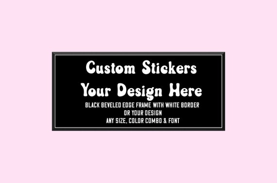 Custom Full Color Sticker Weatherproof Indoor/outdoor Decals | Etsy