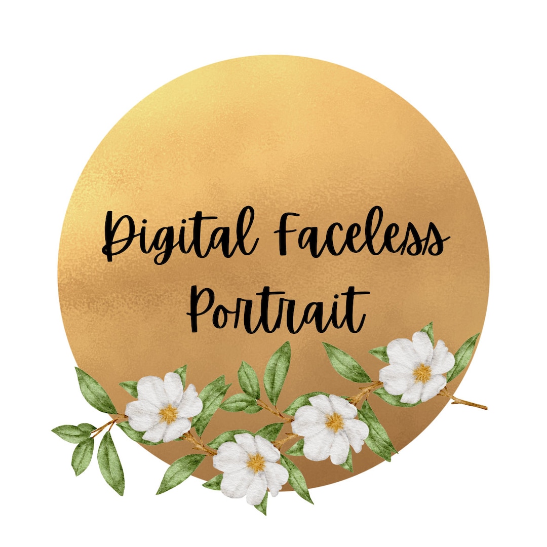 Digital Faceless Portraits | Multiply Sizes - Etsy