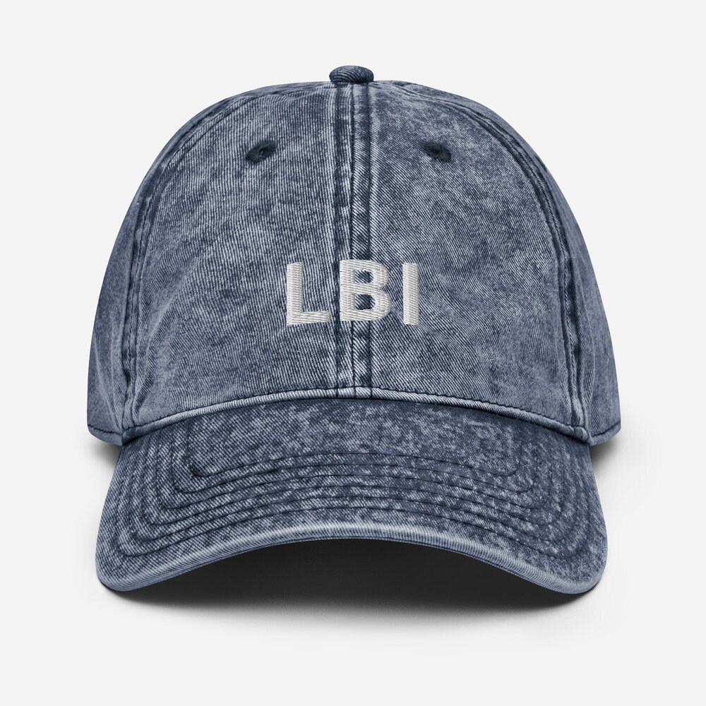 LBI Long Beach Island Vintage Hat | Embroidered - Etsy
