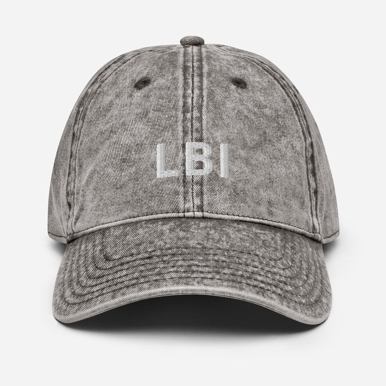 LBI Long Beach Island Vintage Hat | Embroidered - Etsy