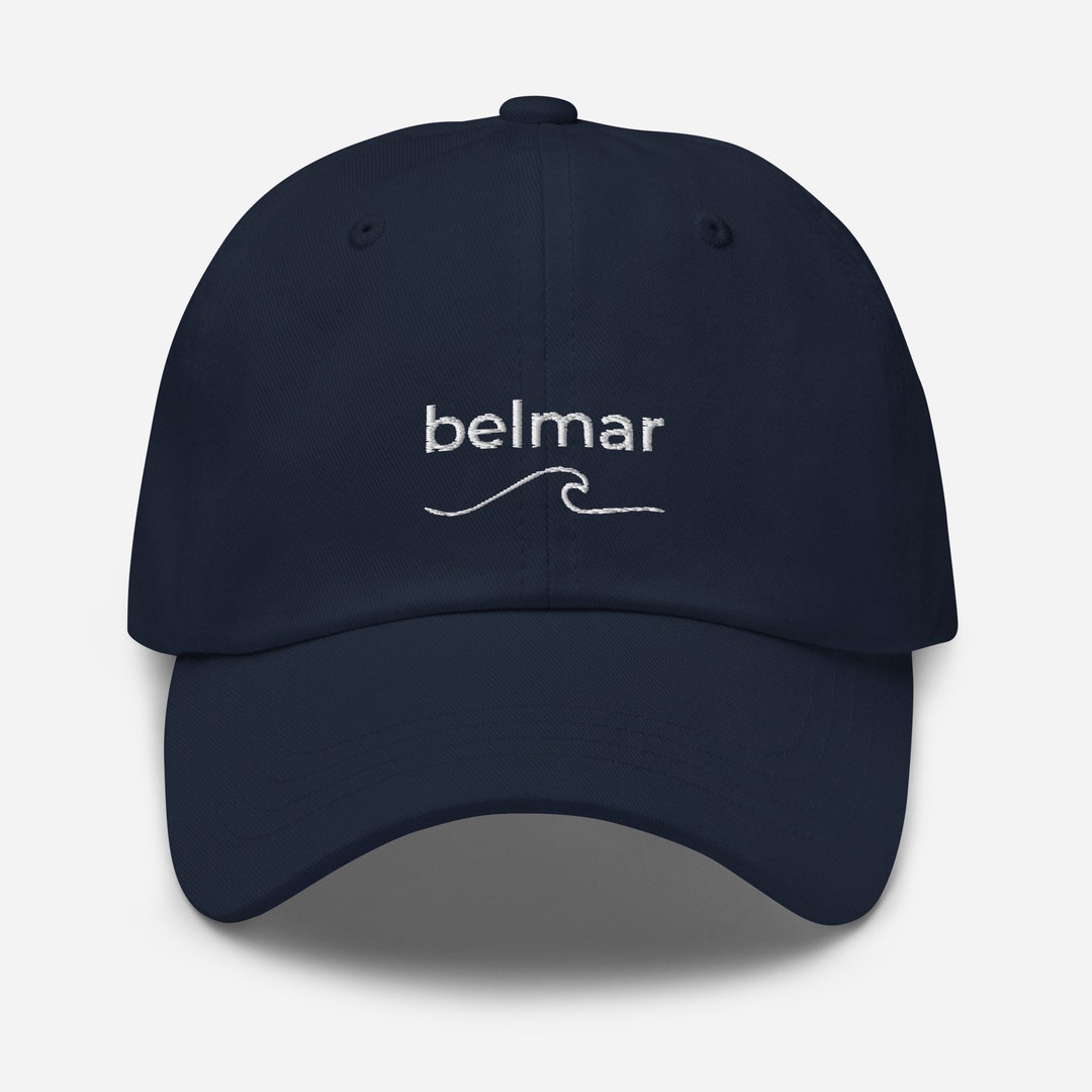 Belmar Wave Hat | Belmar NJ Embroidered Baseball Cap - Etsy