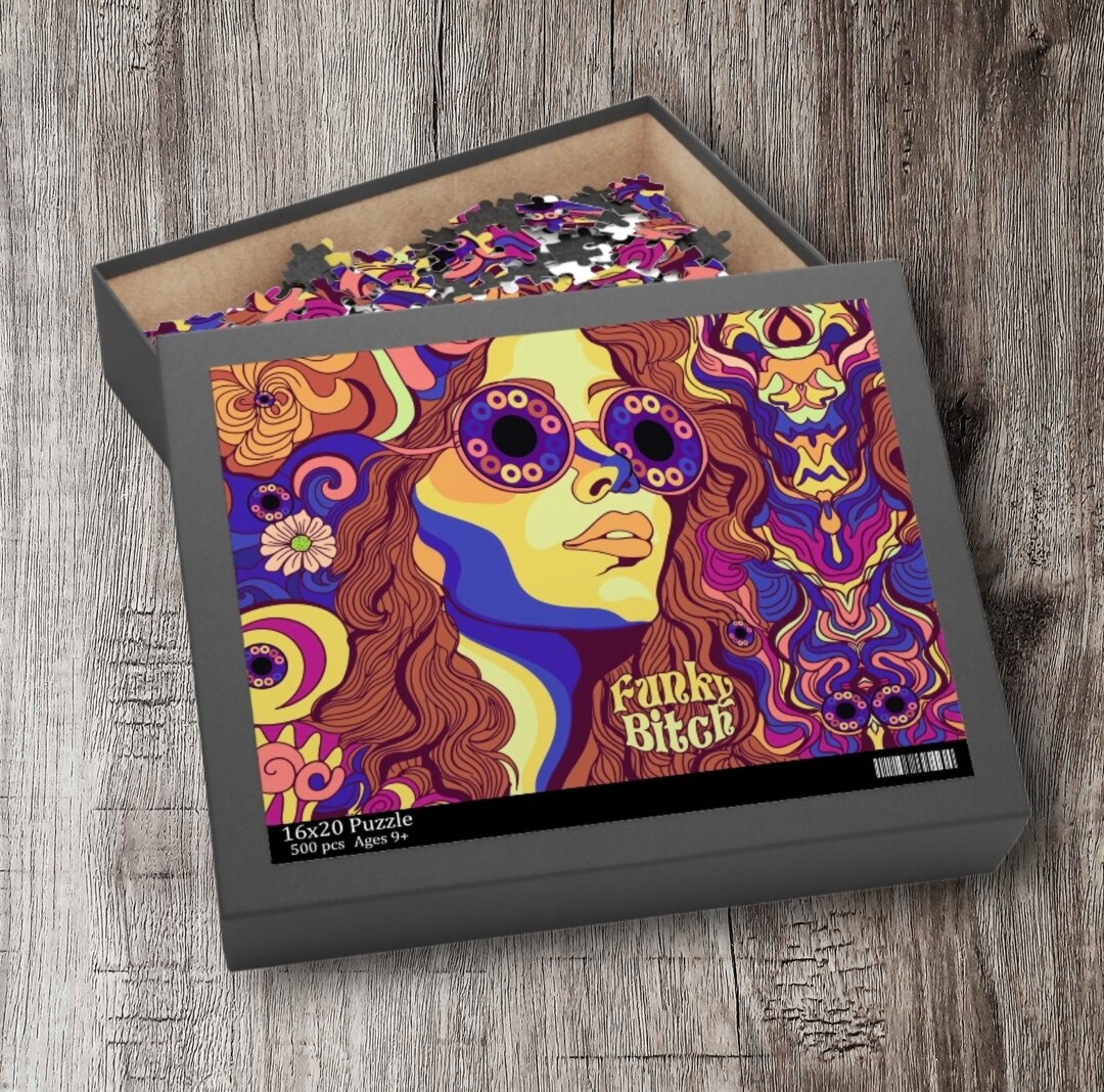 Phish funky Bitch Song Graphic With Donut Logo Puzzle 500-piece - Etsy