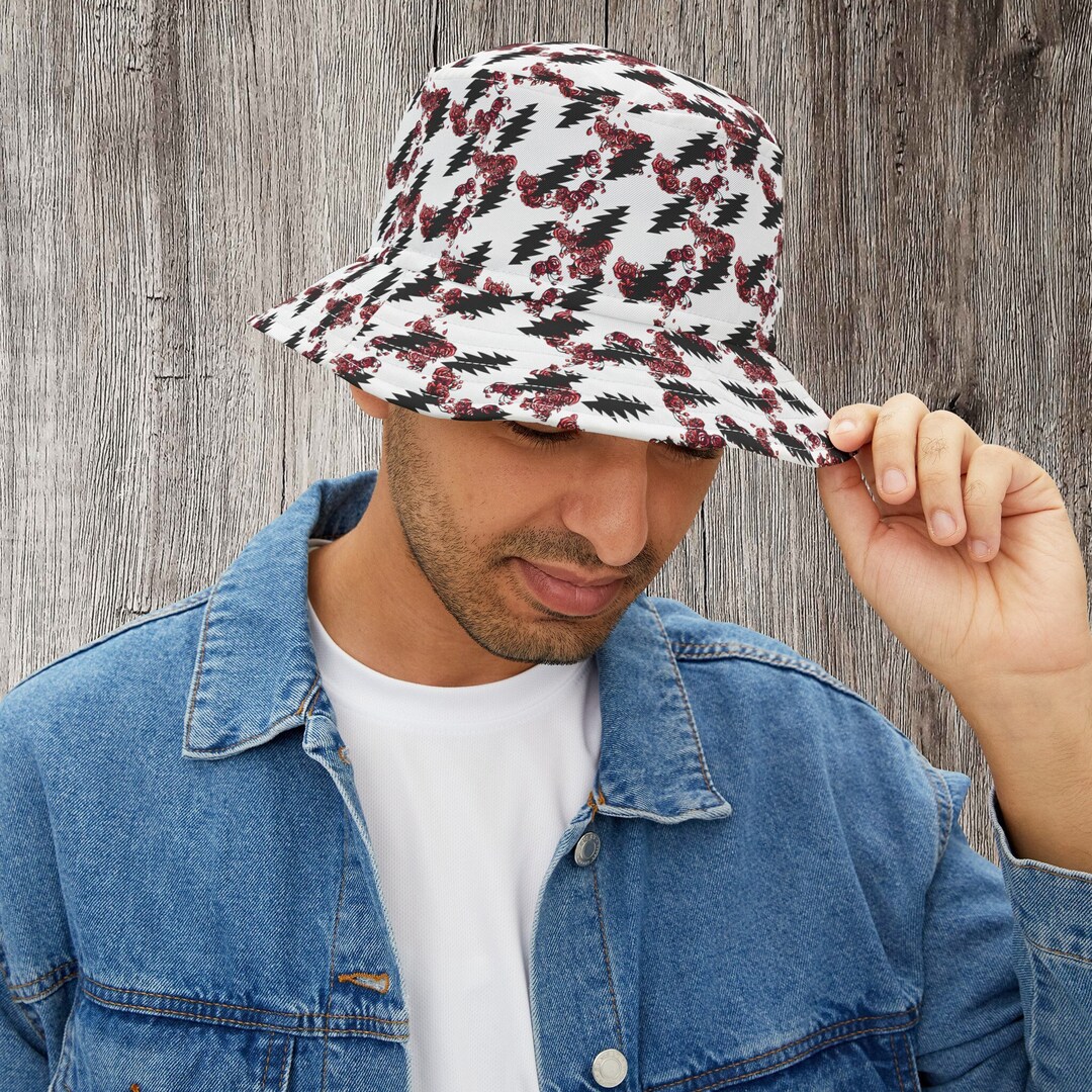 Bolts and Roses Unisex Bucket Hat Available in 2 Sizes. - Etsy