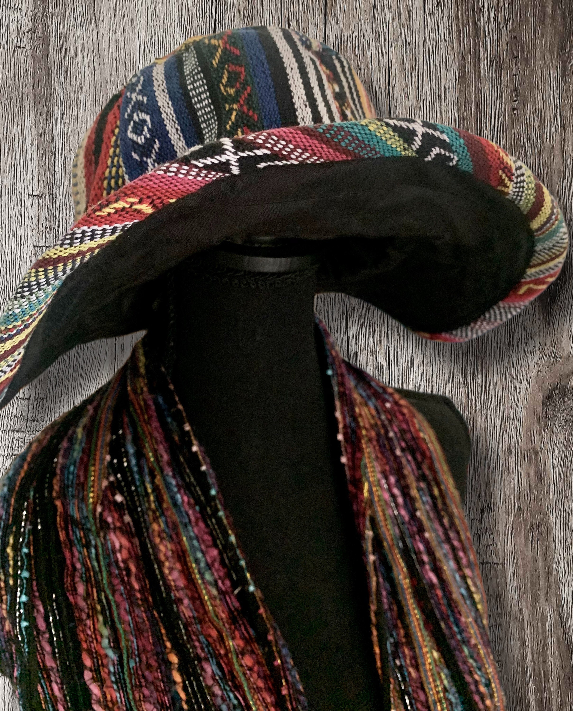 Hemp-cotton Unisex Patchwork Hats With Bendable Brim - Etsy