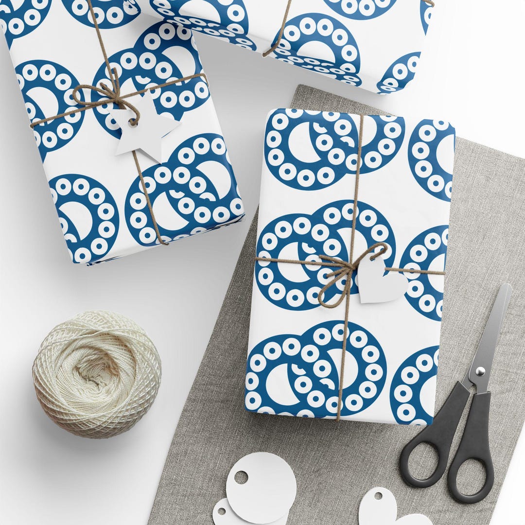 Phish Interlocking Donut Wrapping Paper Rolls Available in 3 Sizes ...
