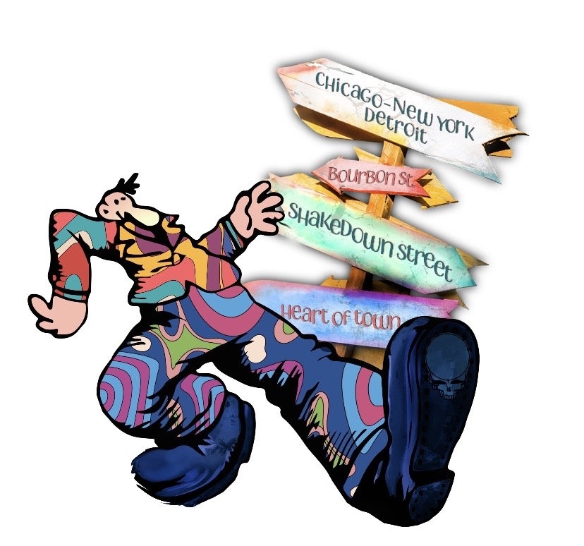 Grateful Dead doo Dah Man Shakedown Street Die-cut Magnets - Etsy