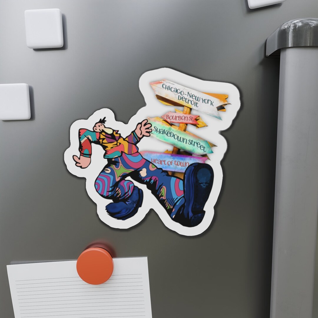 Grateful Dead "doo Dah Man - Shakedown Street" Die-cut Magnets - Etsy