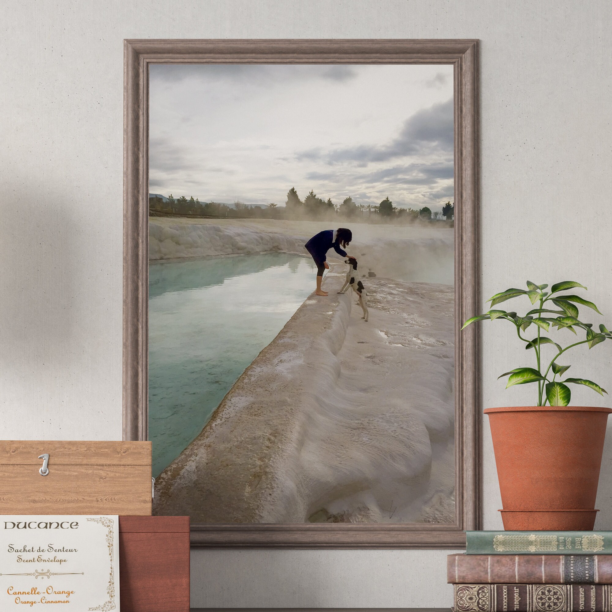 A Sentimental Picture of Nature and Human, Printable Photo, Home Decor ...