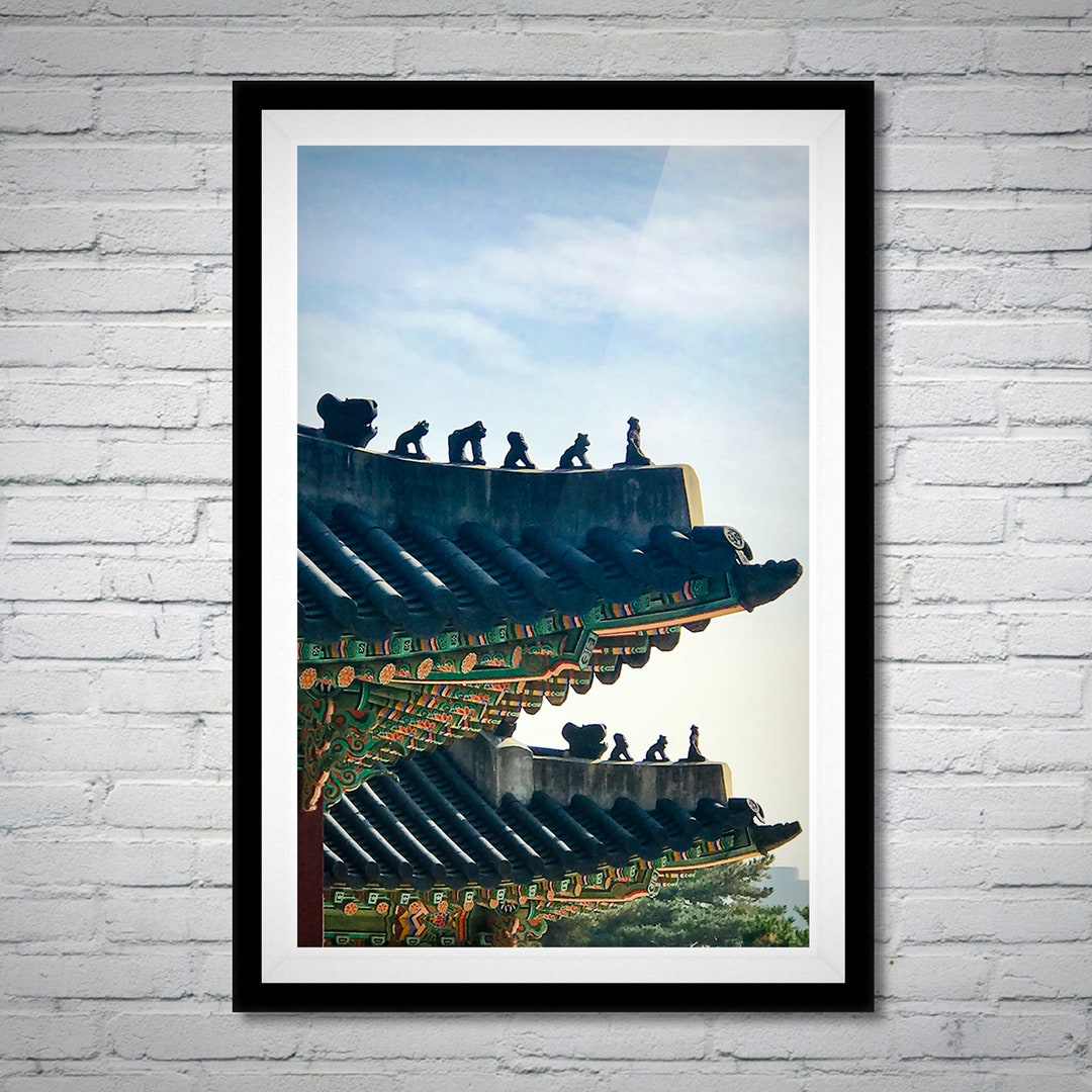 Palace Decoration Tile Picture Printable Wall Art, Color Digital Photo ...