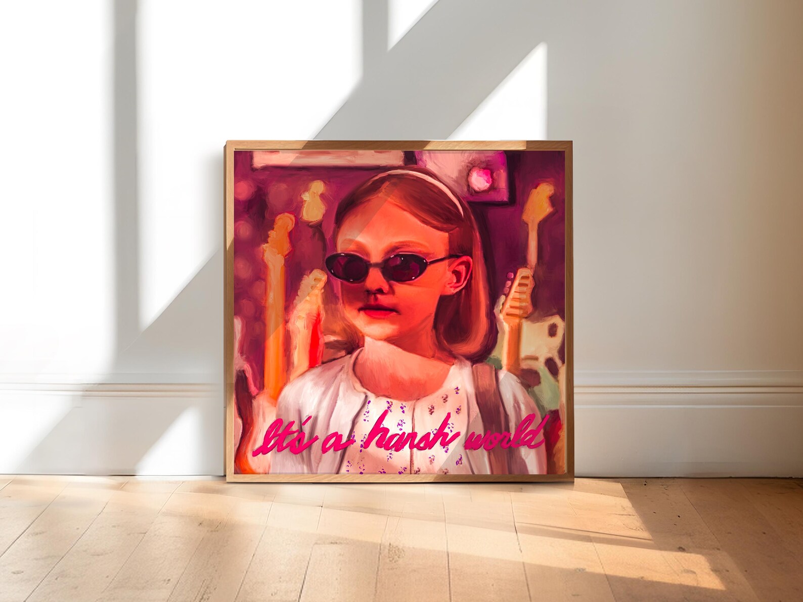 It’s a Harsh World Art, Digital Download, Y2K Wall Art, Fine Art Print ...