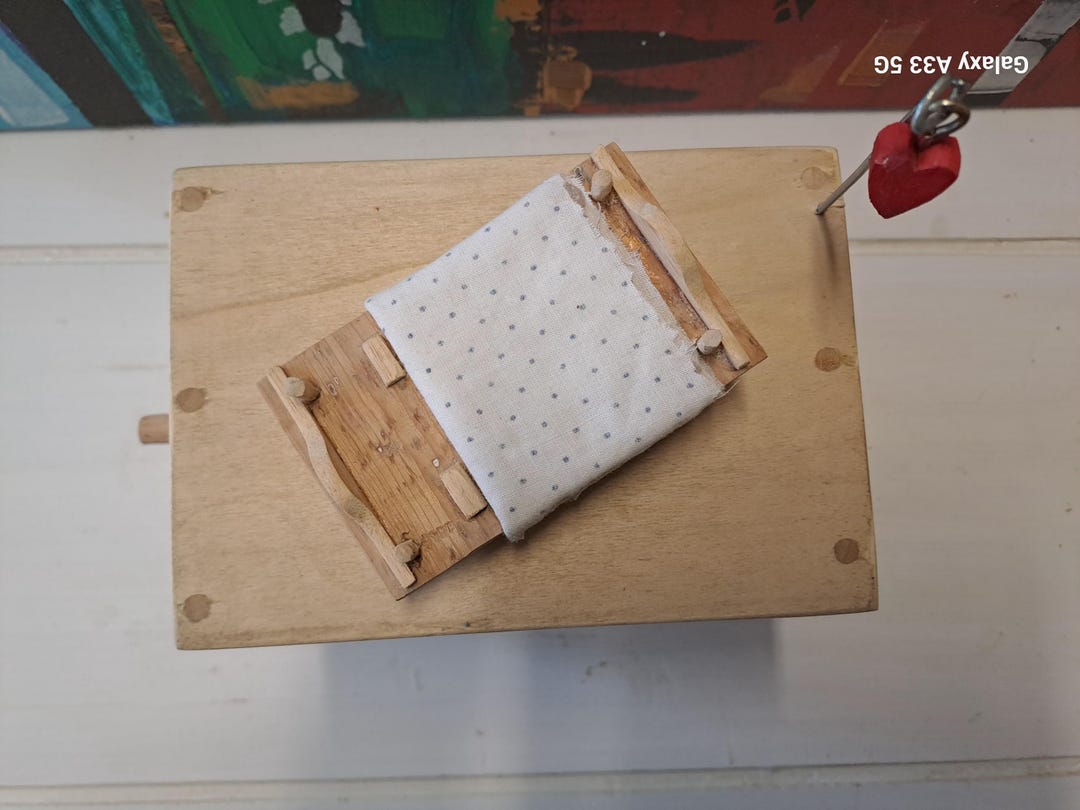 Wooden Flying Automaton Bed, Kinetic Sculpture With Heart, Handmade ...