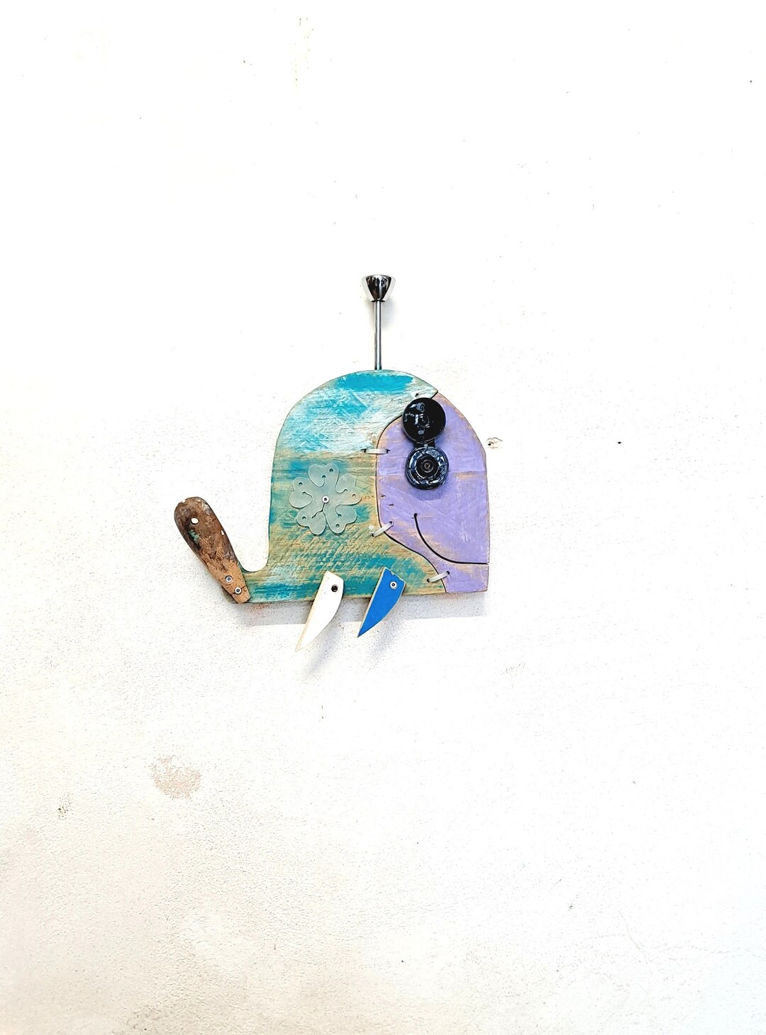 Decorative Whale Wall Art Made From Reclaimed Wood, a Handcrafted ...