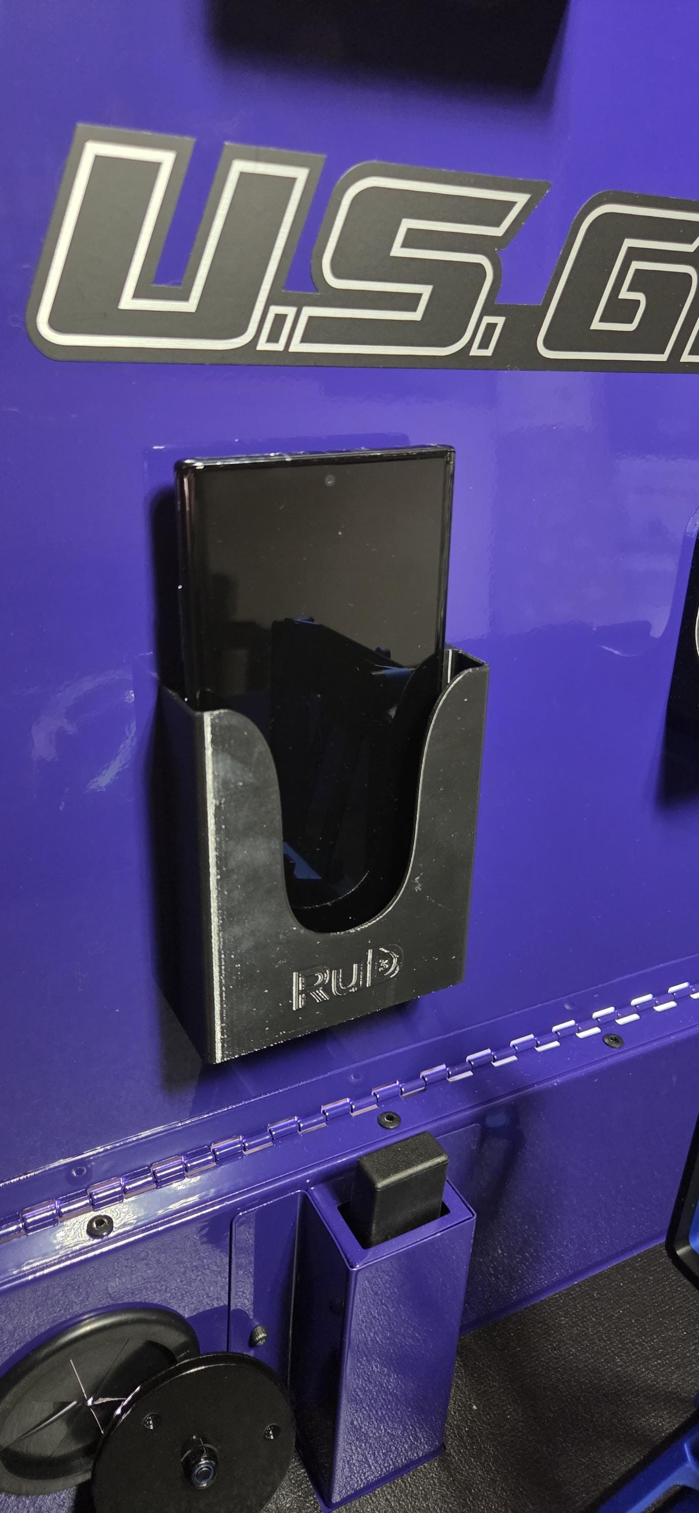 Tool Cart Phone Holder | Clip on or Magnetic | Fits Most Phones With ...