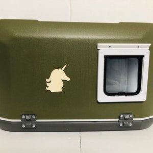 Large Best Indoor/outdoor Windproof Cat Box, Shelter, 100% Insulated ...