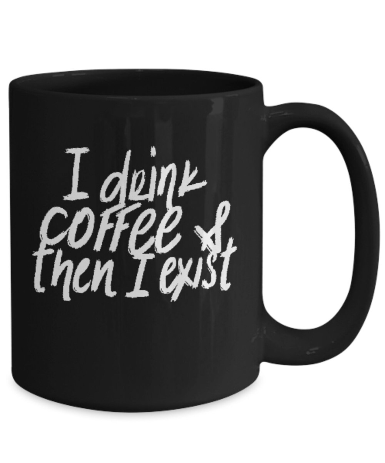 Funny I Drink Coffee Mug, Unique Ceramic Cup, Novelty Gift for Men ...