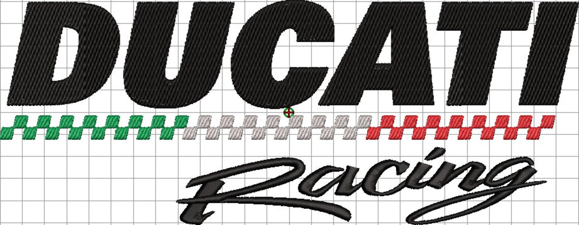 DUCATI RACING Embroidery Design - Etsy