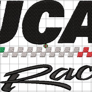 DUCATI RACING Embroidery Design - Etsy