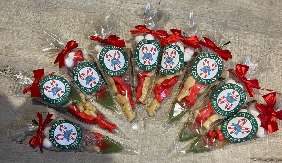Christmas Sweet Cones, Christmas Eve Box, Elf, Stocking Filler - Etsy