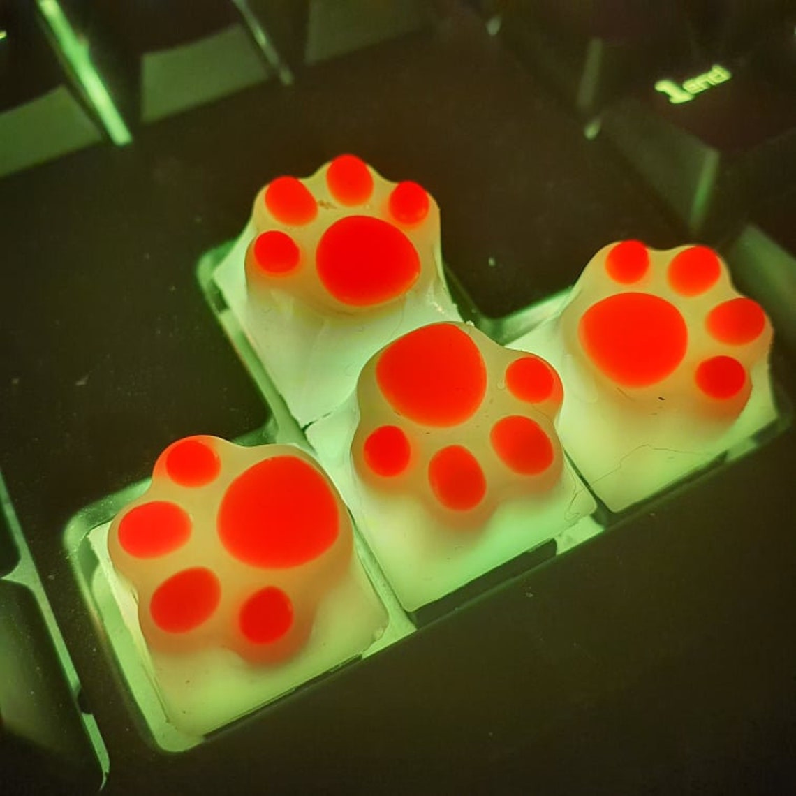 Cat Paw Keycaps Set of 4 - Etsy