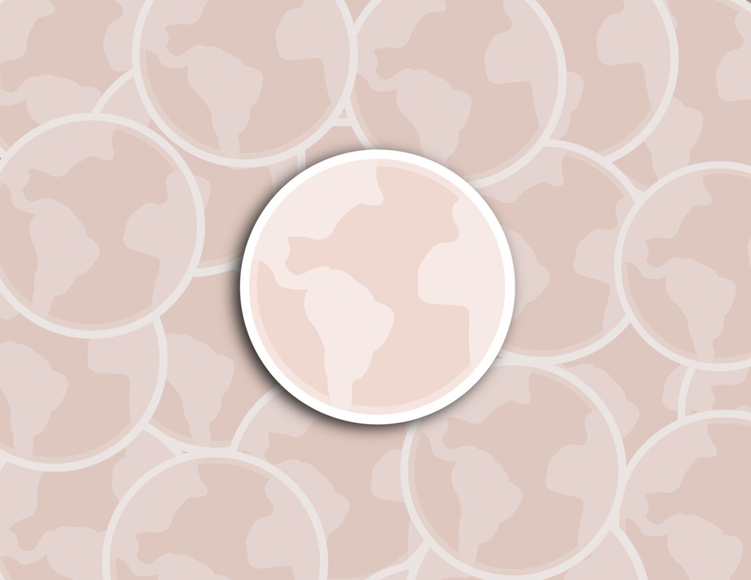 Die Cut Vinyl Sticker: Earth - Etsy