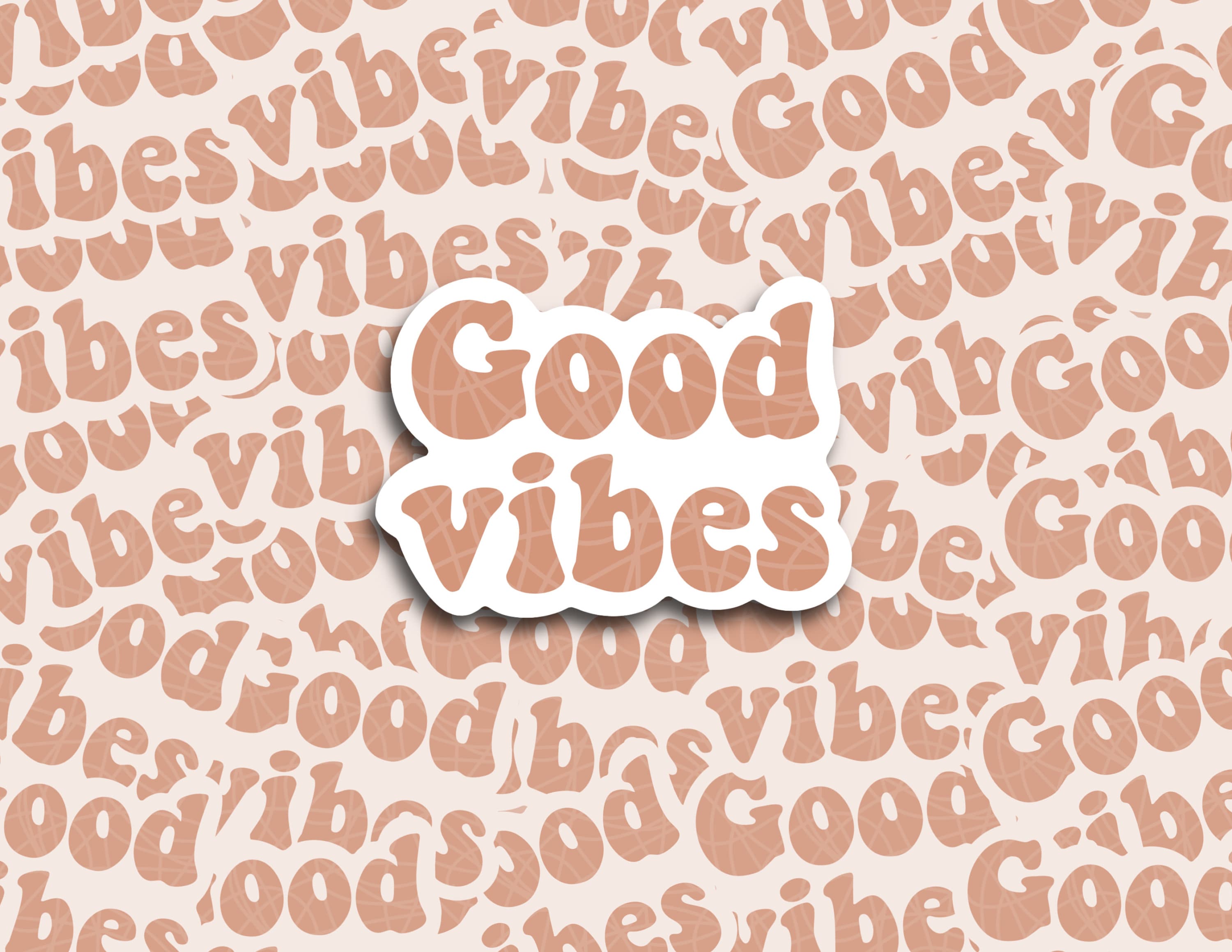 Die Cut Vinyl Sticker: Boho Good Vibes - Etsy