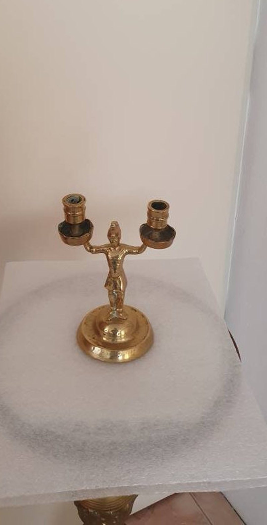 Antique Knight Candlestick - Etsy