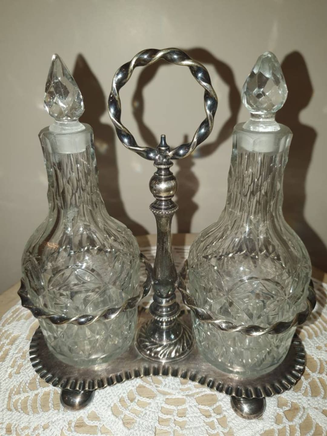 Victorian 2 Piece Cruet Set - Etsy
