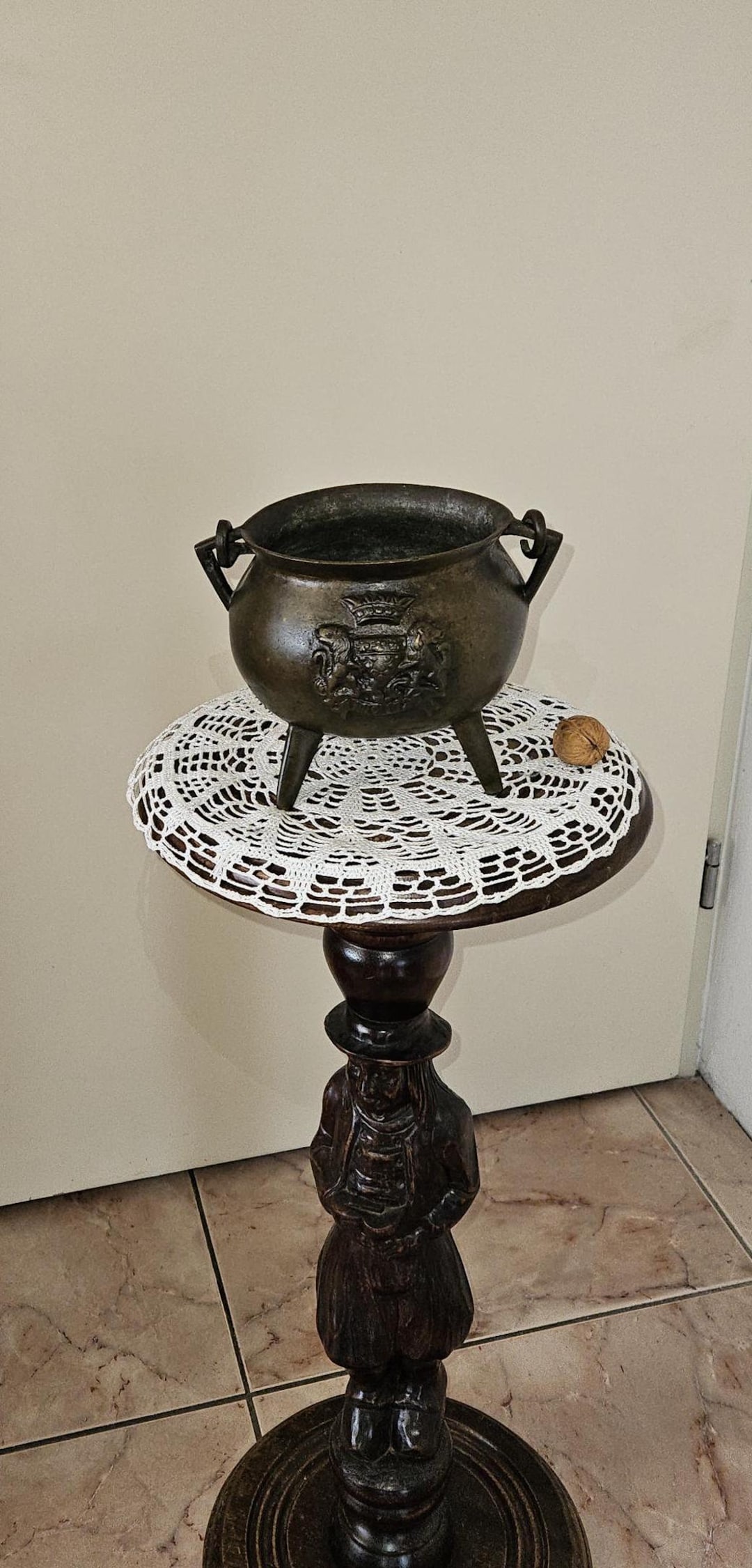Antique Bronze Cooking Pot / Grape / medieval Cauldron - Etsy